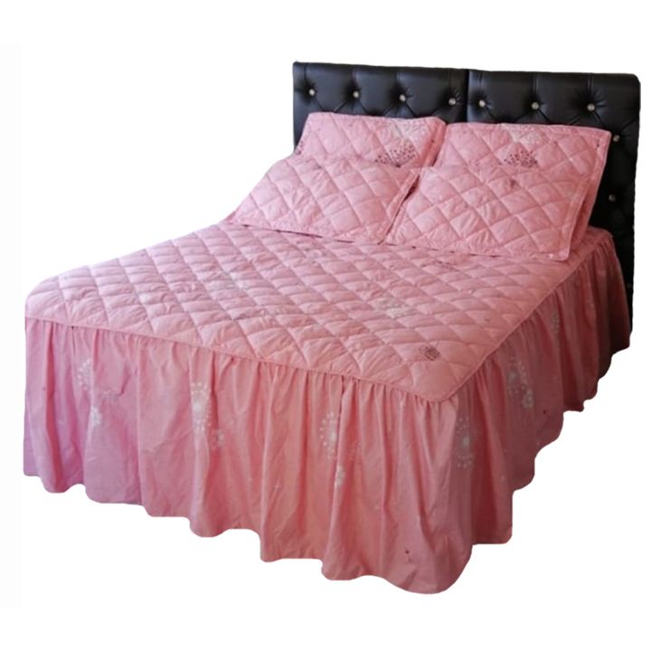 5-Piece Bedspread Set - Pink Dandelion - Queen | Shop Today. Get it ...
