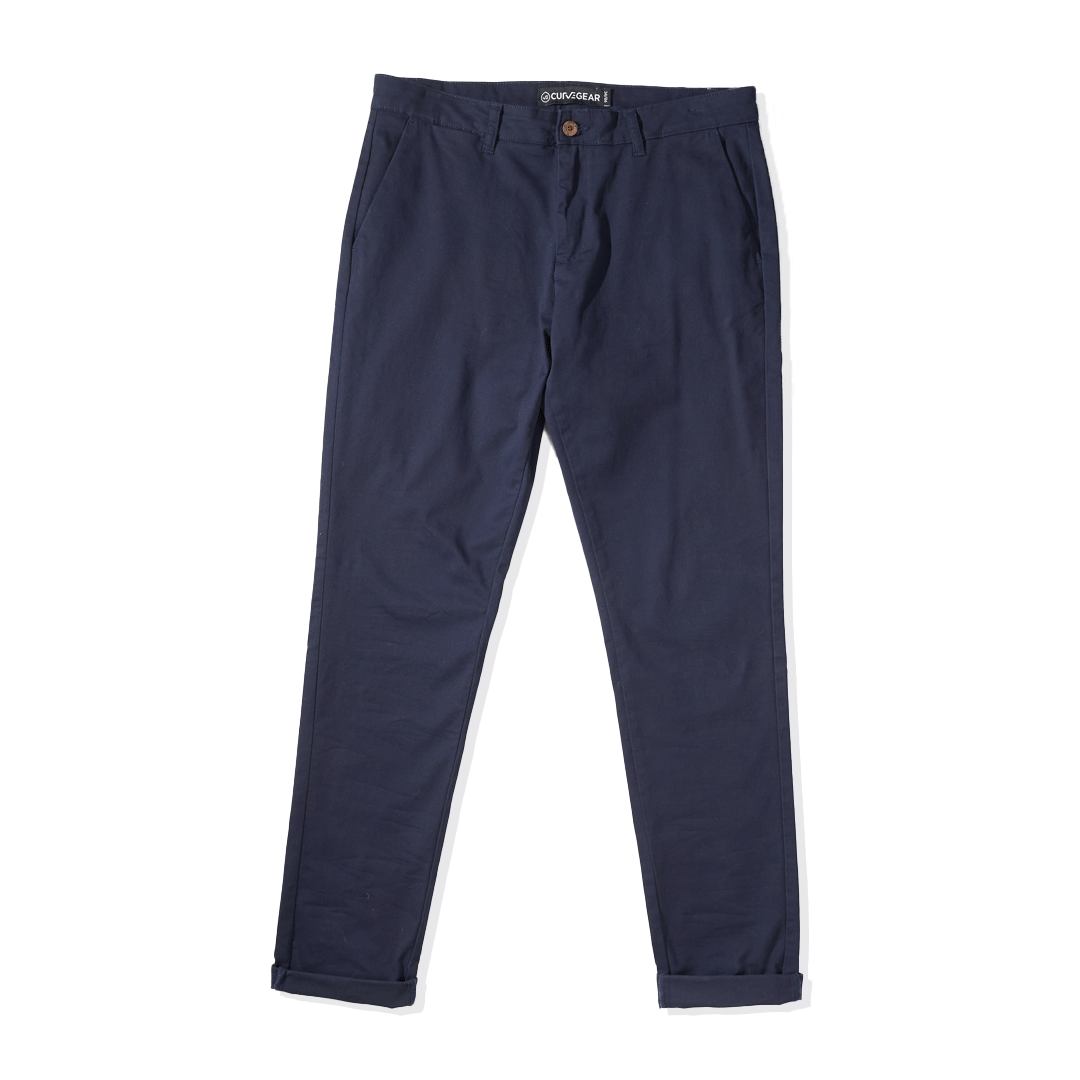 Men's Slim Fit Chino Pants - Navy - Curve Gear | Shop Today. Get it ...