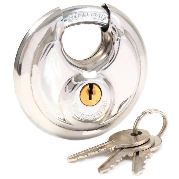 Stainless Steel Padlock Disc Type - 70mm | Shop Today. Get it Tomorrow ...