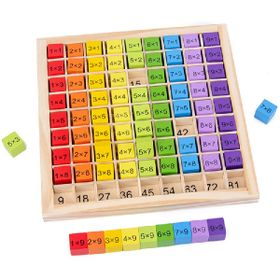 Educational Montessori Multiplication Table Math Arithmetic Teaching ...