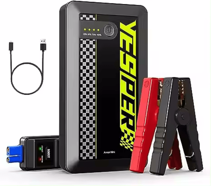 Yesper Armor Mini Vehicle Jump Starter Battery Booster 12V 1500A ...