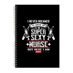 Super Sexy Nurse Notebook Nurse Gift Idea A4 Notepad 147 | Shop Today ...
