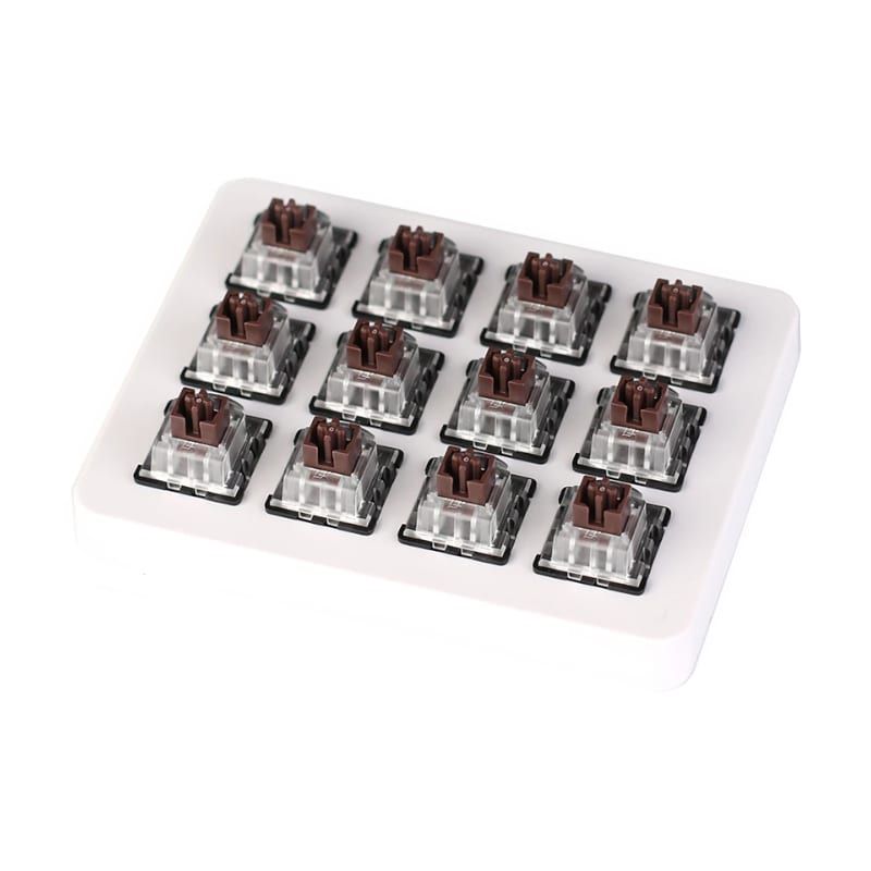 Keychron K4 & K6 Low Key Optical Brown Switch - 12 Piece Set with ...