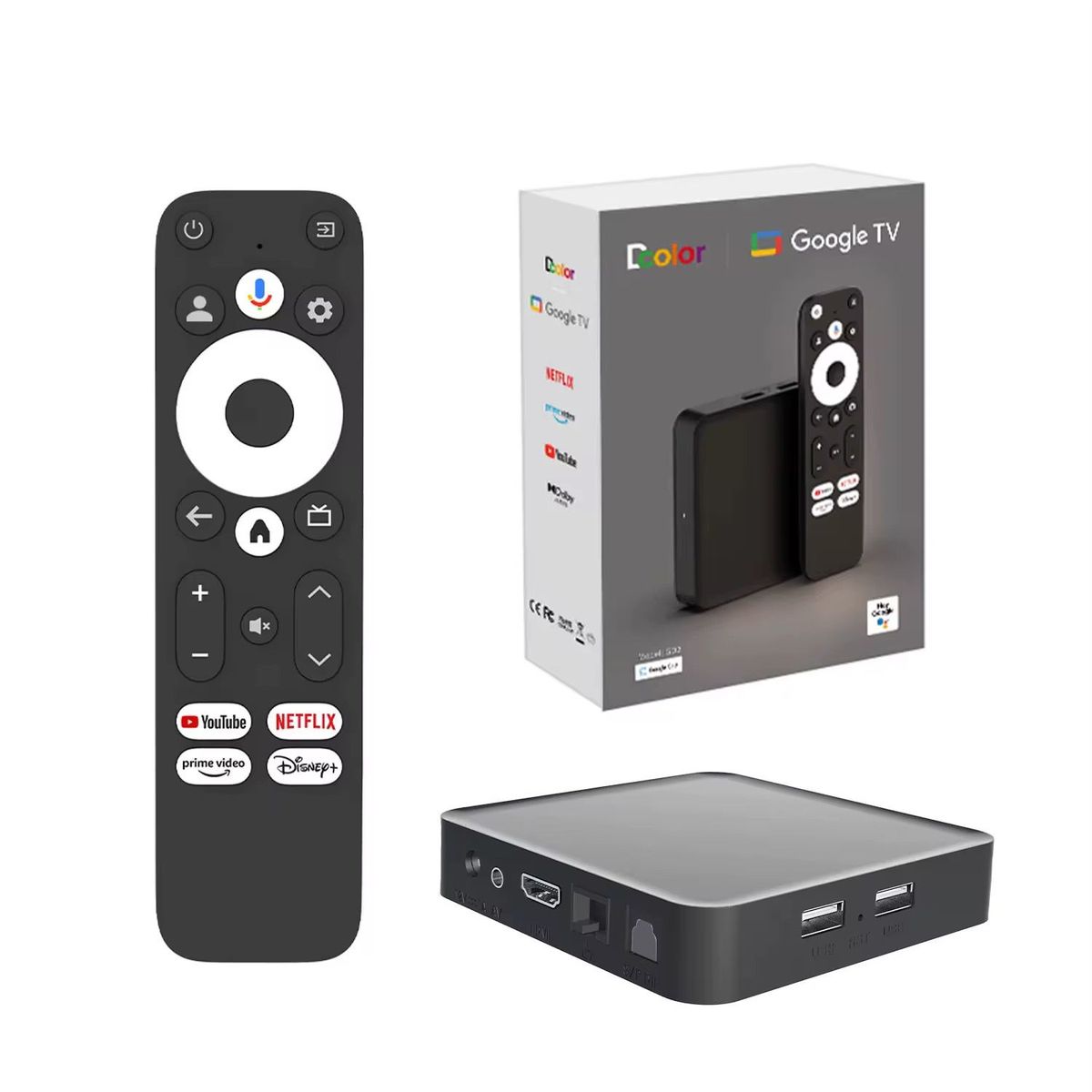 Google & Netflix Certified TV Box 4K-Android 12-DStv-Showmax-Disney ...
