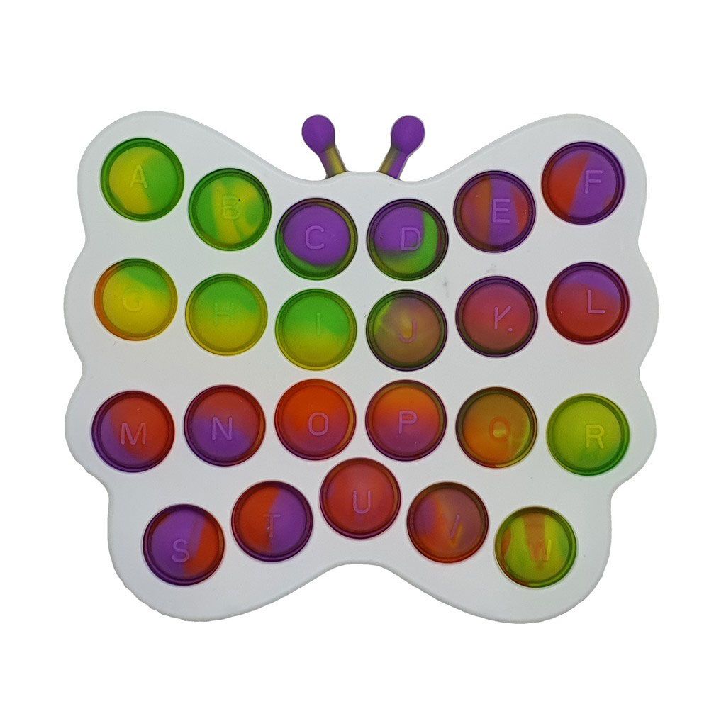 Fidget Toys - Pop It Washable Reusable Fidget Toy - Butterfly | Buy ...