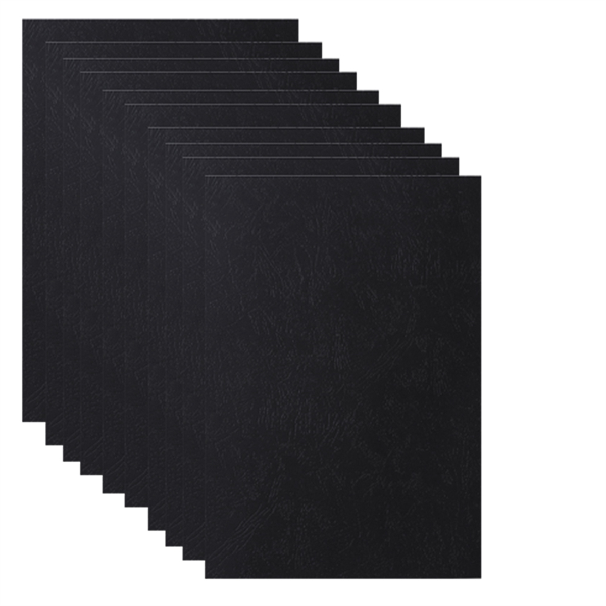 Paper Binding Cover A4 Leather Texture Binding Cover Black | Shop Today ...