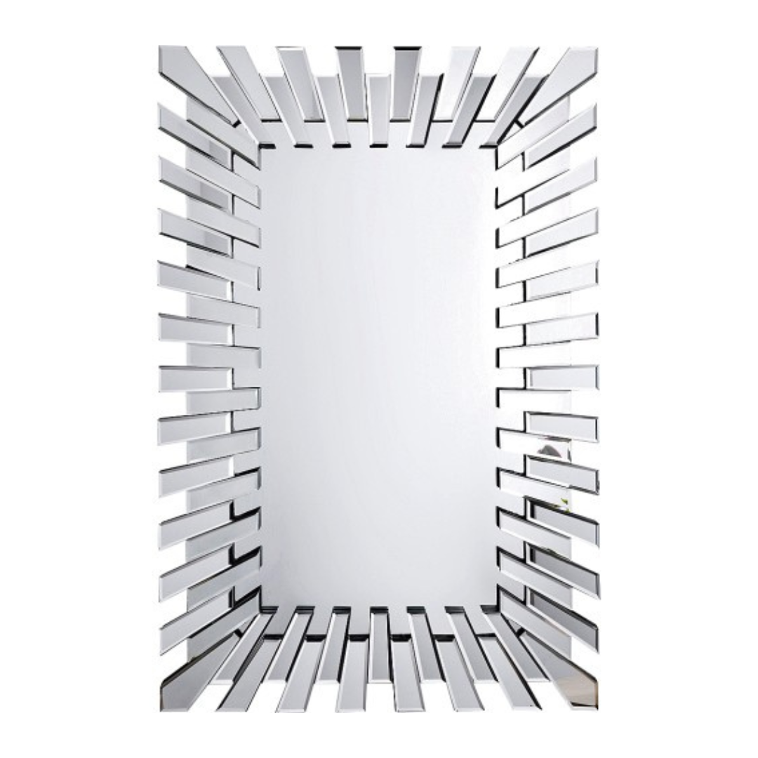 Silver Vanity Decorative Glass Mirror 70cm x 100cm | Shop Today. Get it ...