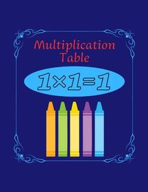 Multiplication Table: Coloring Book, Numbers, Math, for School, for ...