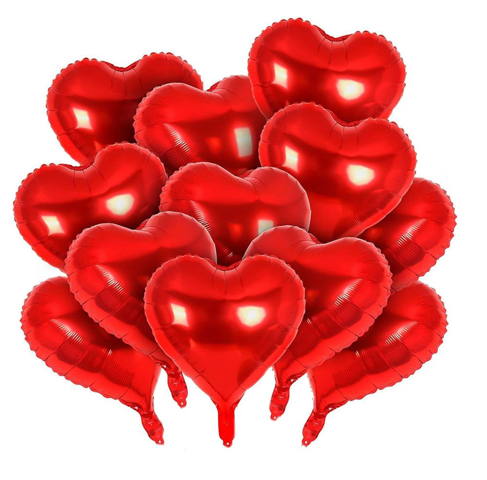 Red Heart Foil Balloons (Set of 20) | Shop Today. Get it Tomorrow ...