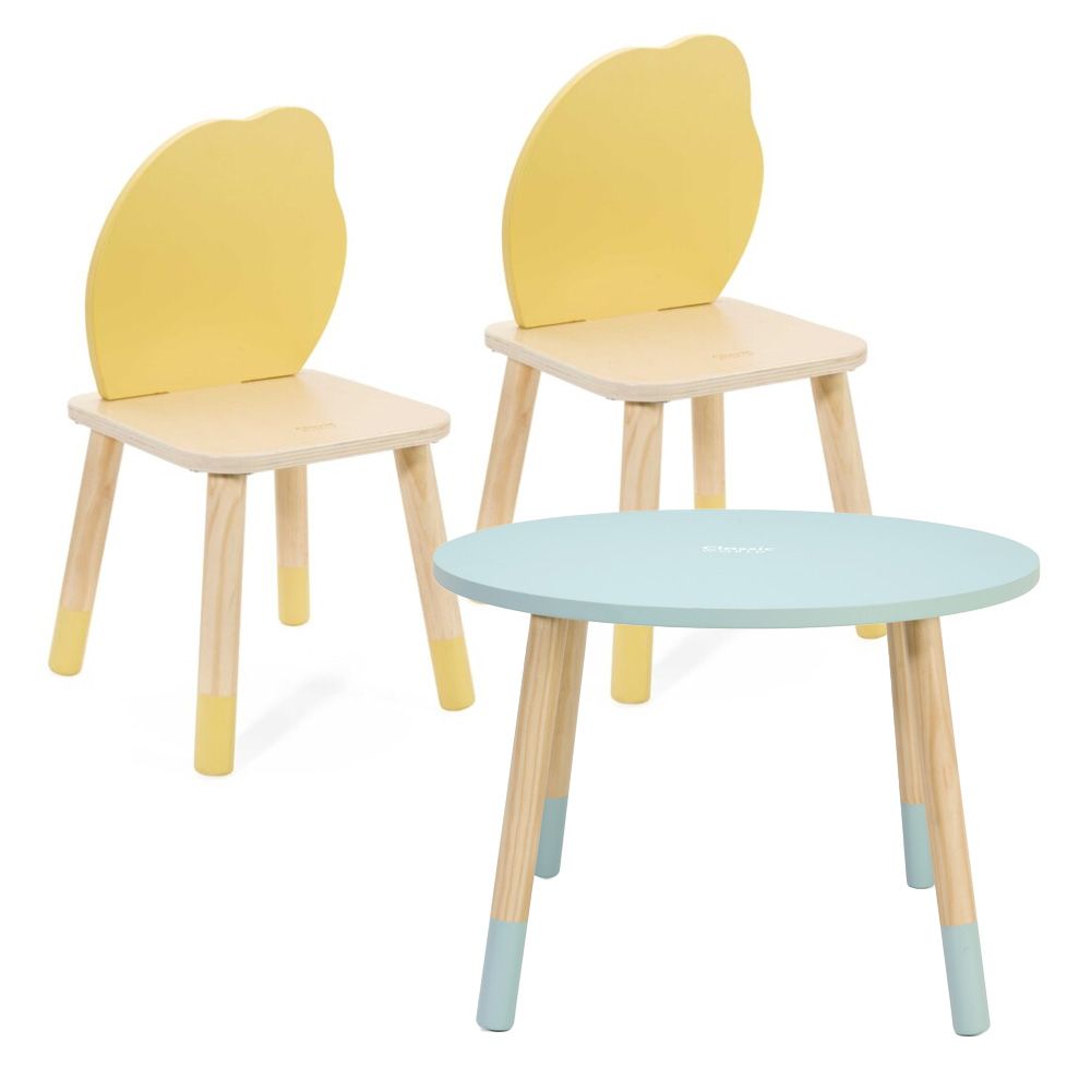 Classic World Grace Kids Table & Chair Set - 2 Lemon Chairs | Shop ...