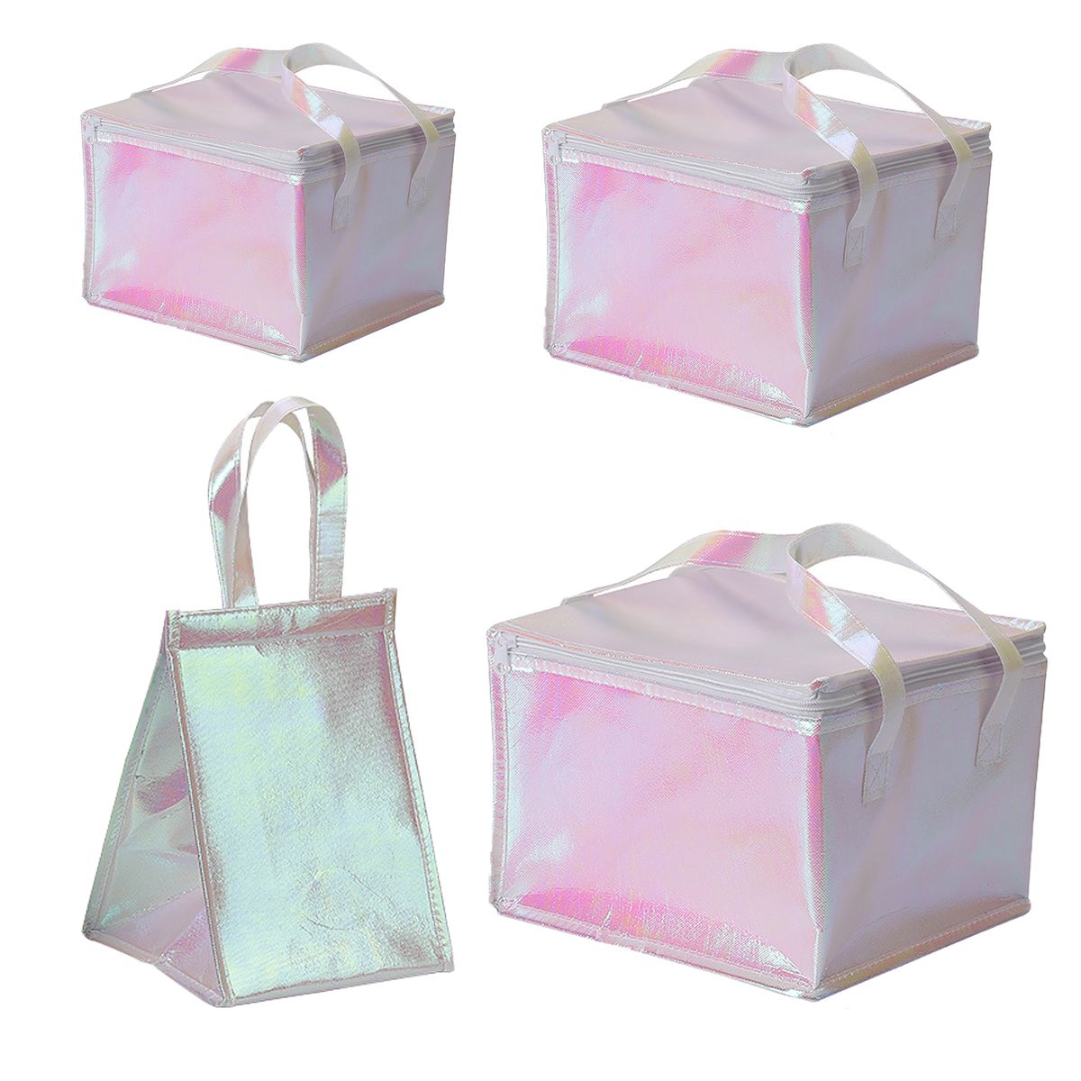 Insulated Bag with Thermal Foam Insulation for Cold or Hot Food 4 pcs ...