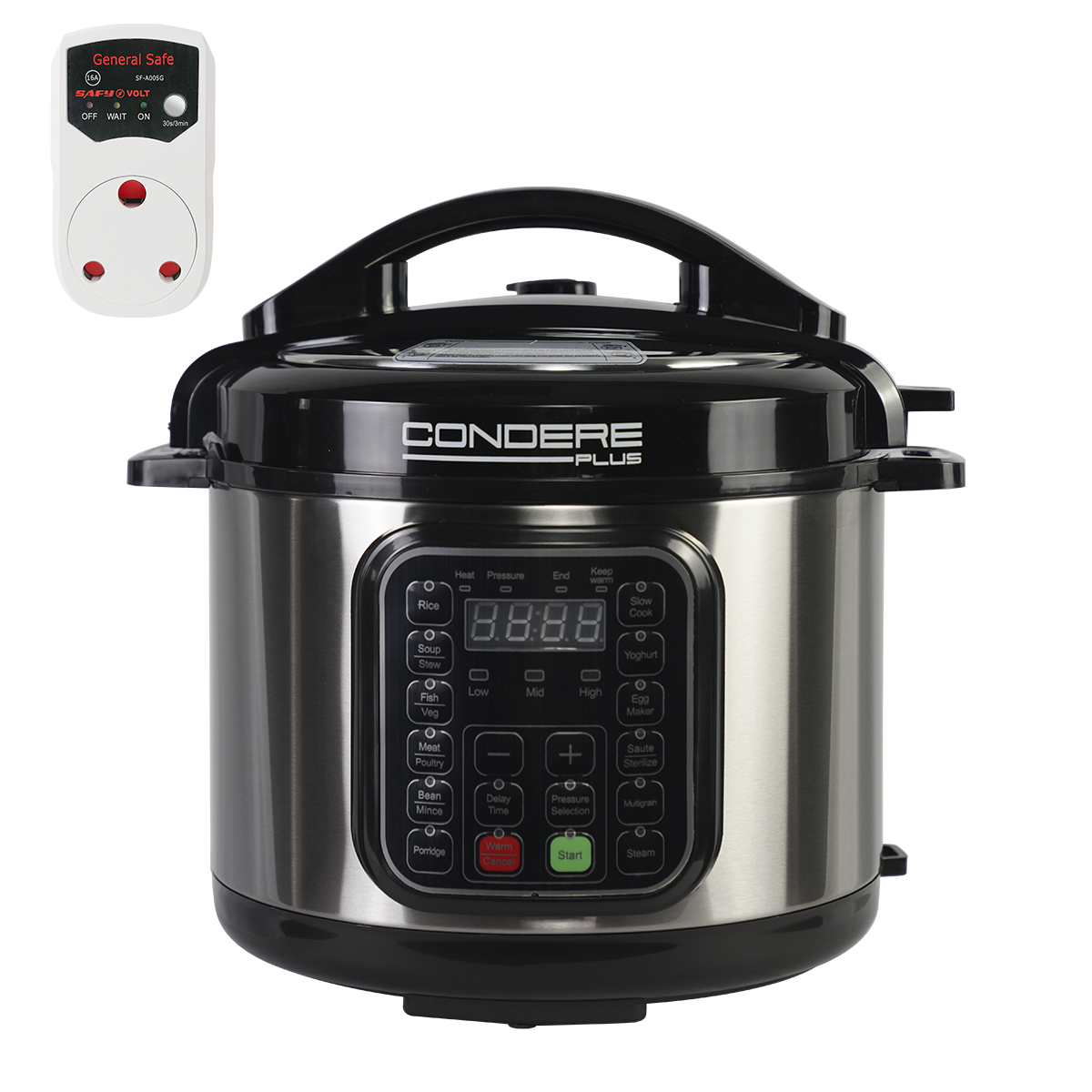 CONDERE PLUS 5L Electric Pressure Cooker with Voltage Protector | Shop ...