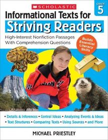 Informational Texts for Striving Readers: Grade 5: 30 High-Interest ...