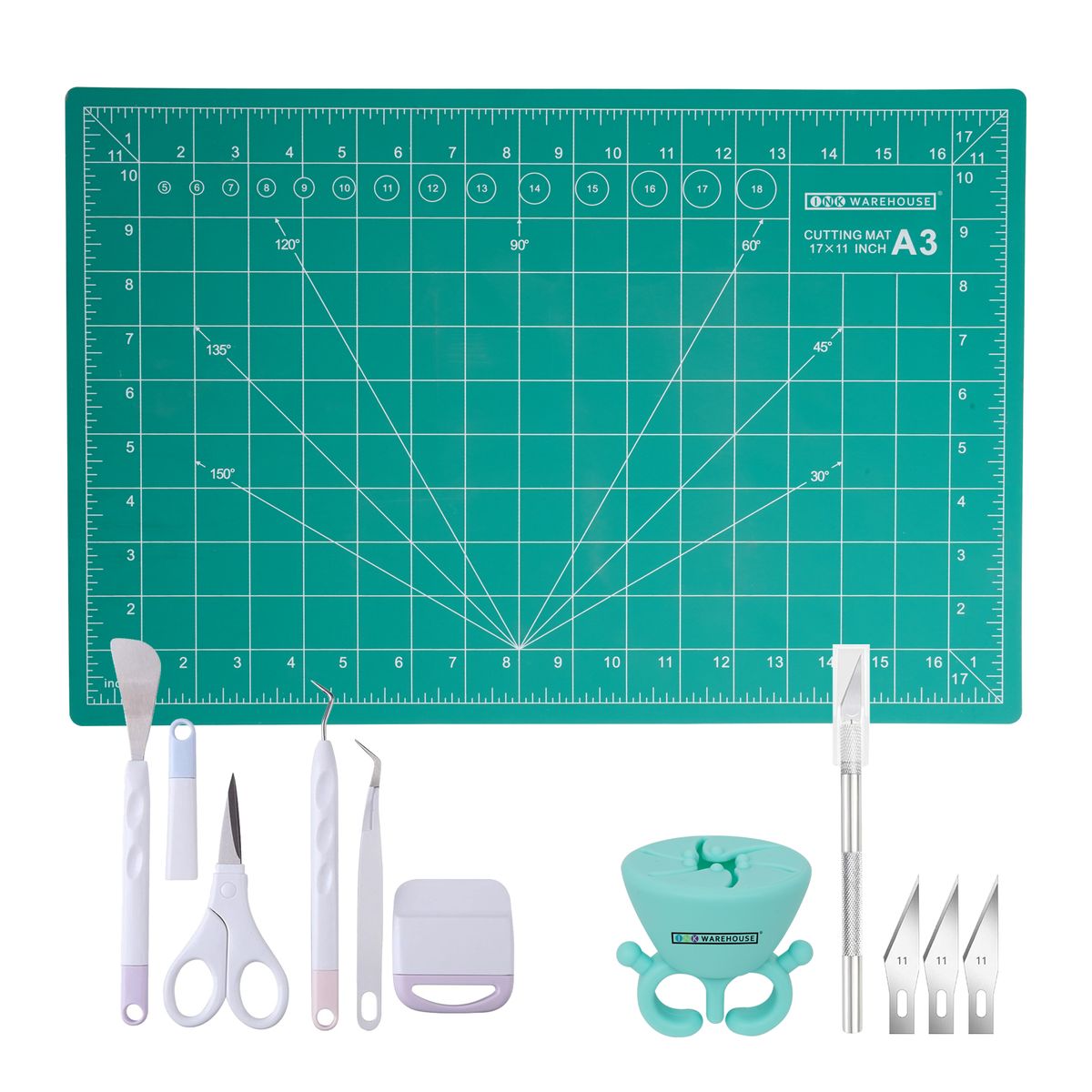 A3 Cutting Mat & Weeding Tools+Knife Blade+Vinyl Scrap Collector | Shop ...