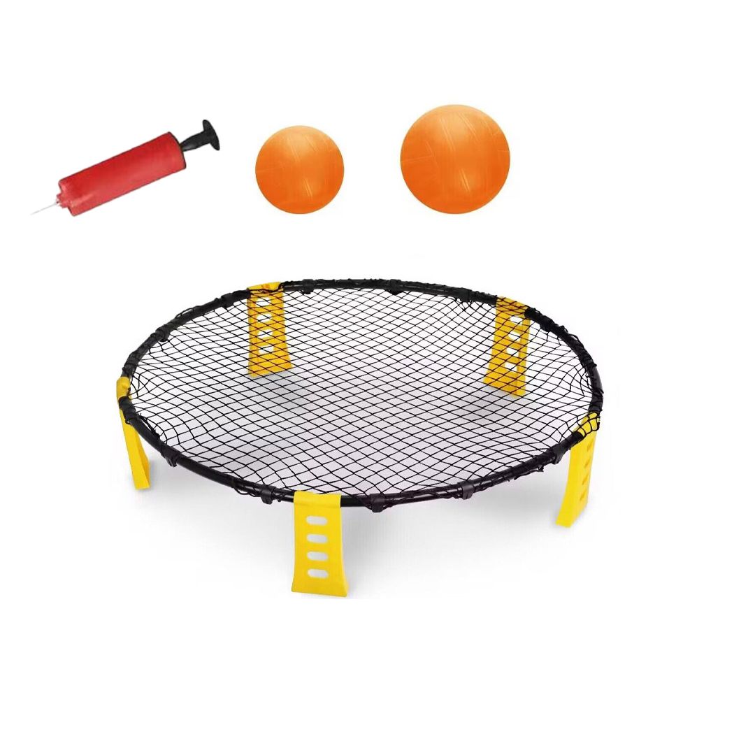 Shoot Bounce Ball Game Set Foldable Outdoor Game Set with 2 Balls ...
