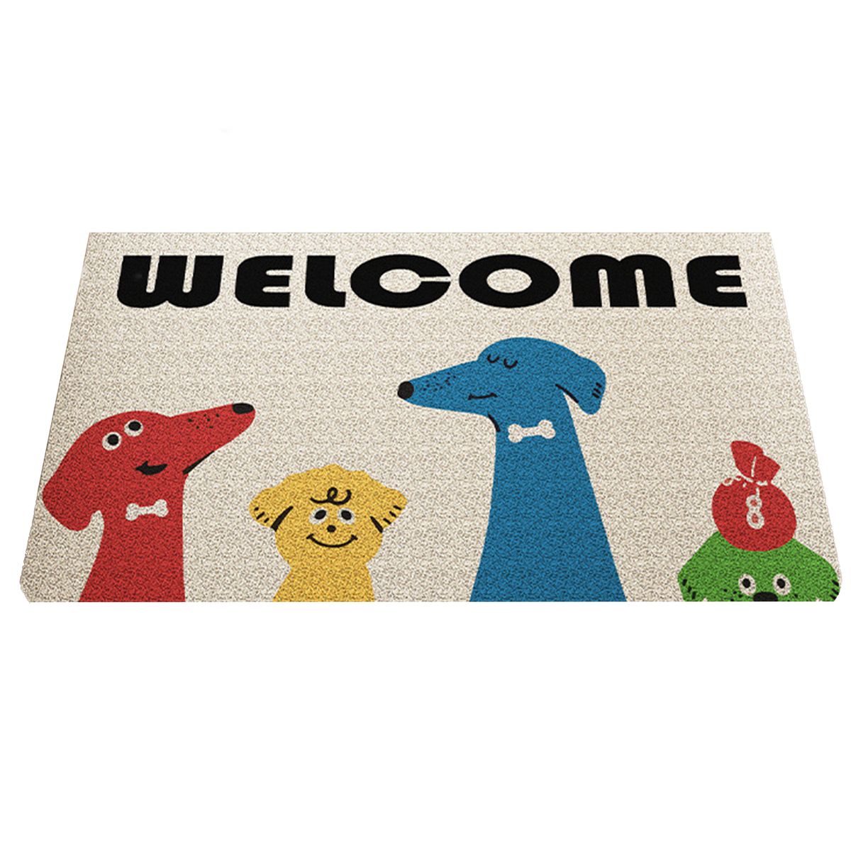 Welcome Mat 60x90cm, Dog Mat, Outdoor Mat, Anti-Slip Mat, Anti-Tracking ...