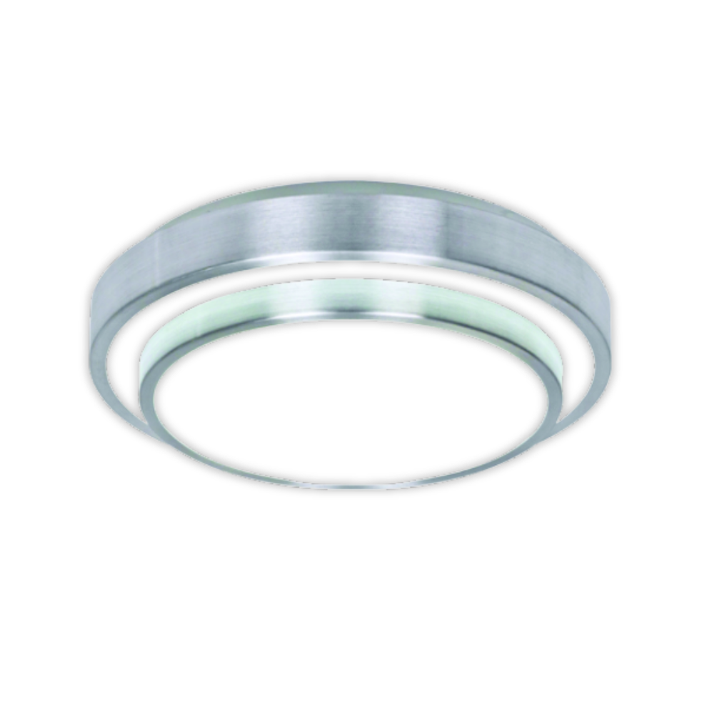 18W LED Round Silver Ceiling Light 6500K | Shop Today. Get it Tomorrow ...