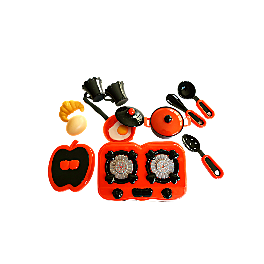 Mini Chef 14-Piece Kitchen Toy Set - Fun Cooking Play Set for Toddlers ...