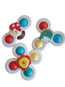 Baby Bath Toy Cute Fidget Spinner With Suction Cups - 3 piece set ...