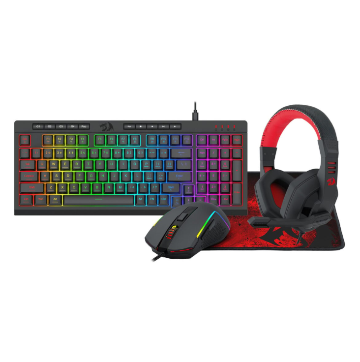 4-in-1 Powerful RGB Heavy Duty Gaming Combo set | Shop Today. Get it ...