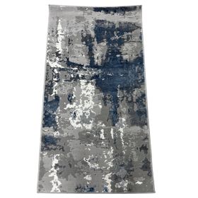 Blue and Grey Modern Turkish Area Rug - Carpet | Shop Today. Get it ...