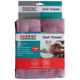 Parrot Products Microfibre Dish Towels (Pack of 3) | Shop Today. Get it ...