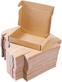 Craft Corrugated Kraft Brown Paper Mailing Box 20cm (12pc) | Shop Today ...
