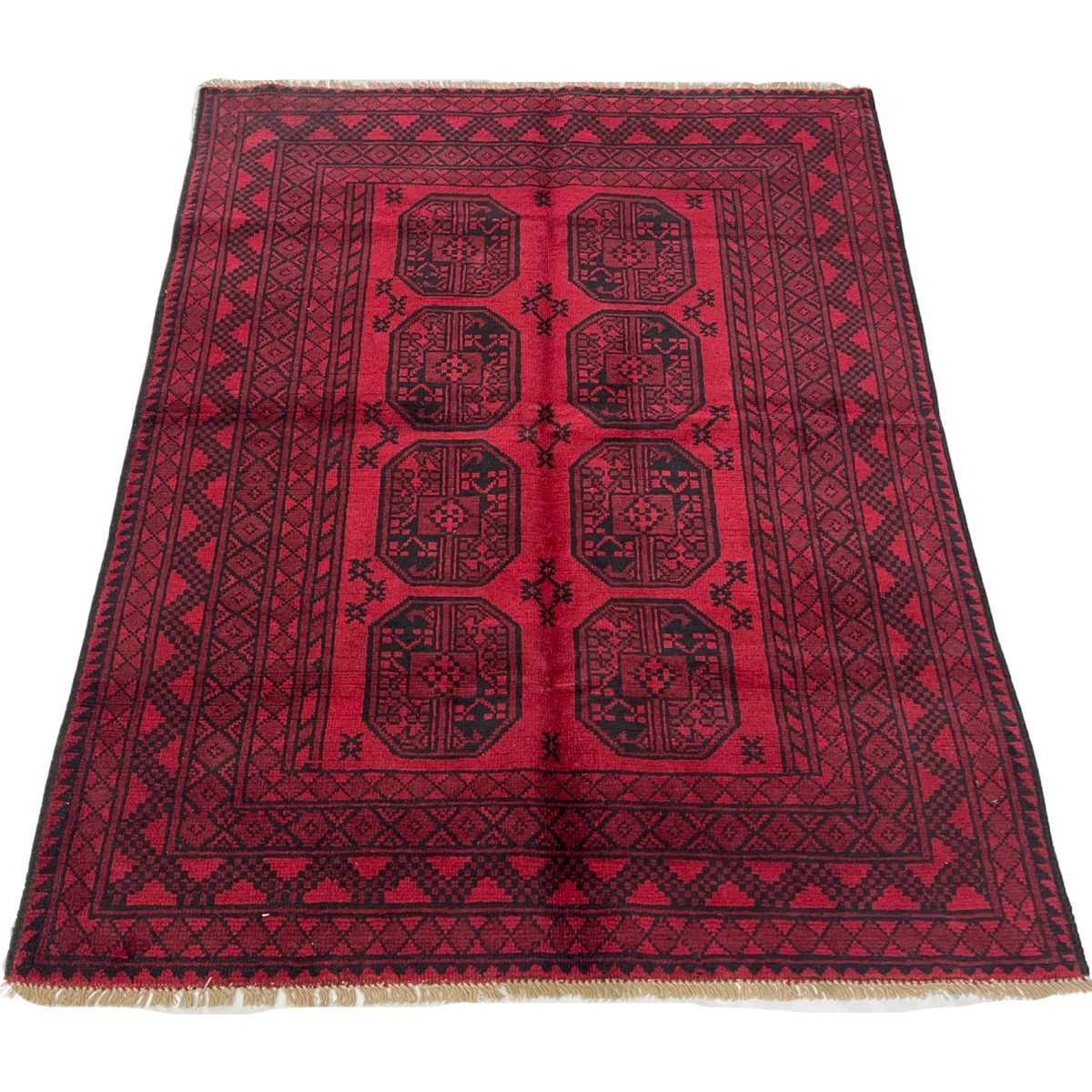 Handmade Red Afghan 200cm x 150cm | Shop Today. Get it Tomorrow ...