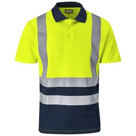Surveyor Two-Tone Hi-Viz Reflective Golf Shirt | Shop Today. Get it ...