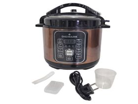 Digimark Black Stainless steel Electric Pressure Cooker 5l | Shop Today ...