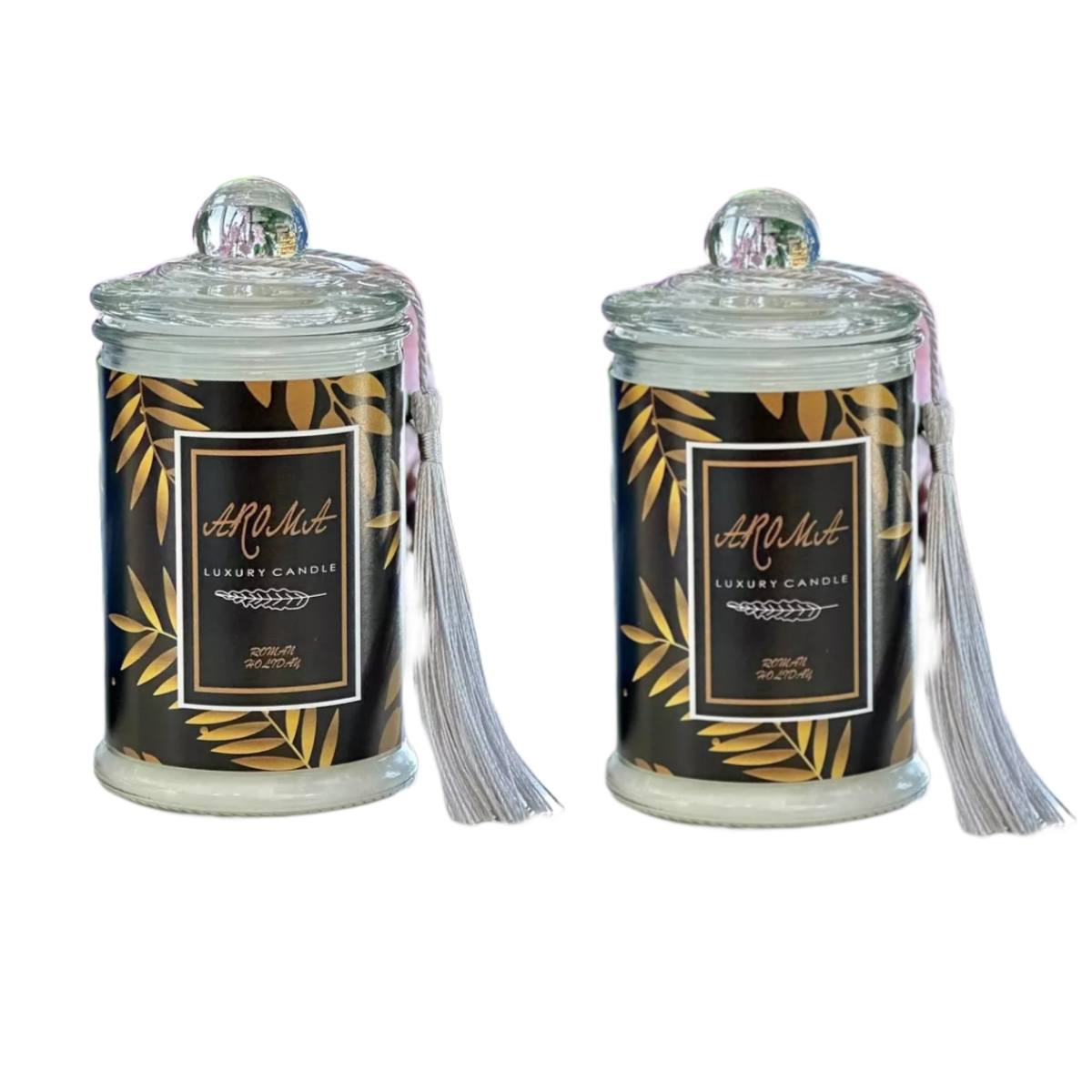 Luxury Candle - Double Aroma Scented Candle, Home Fragrance Aroma ...