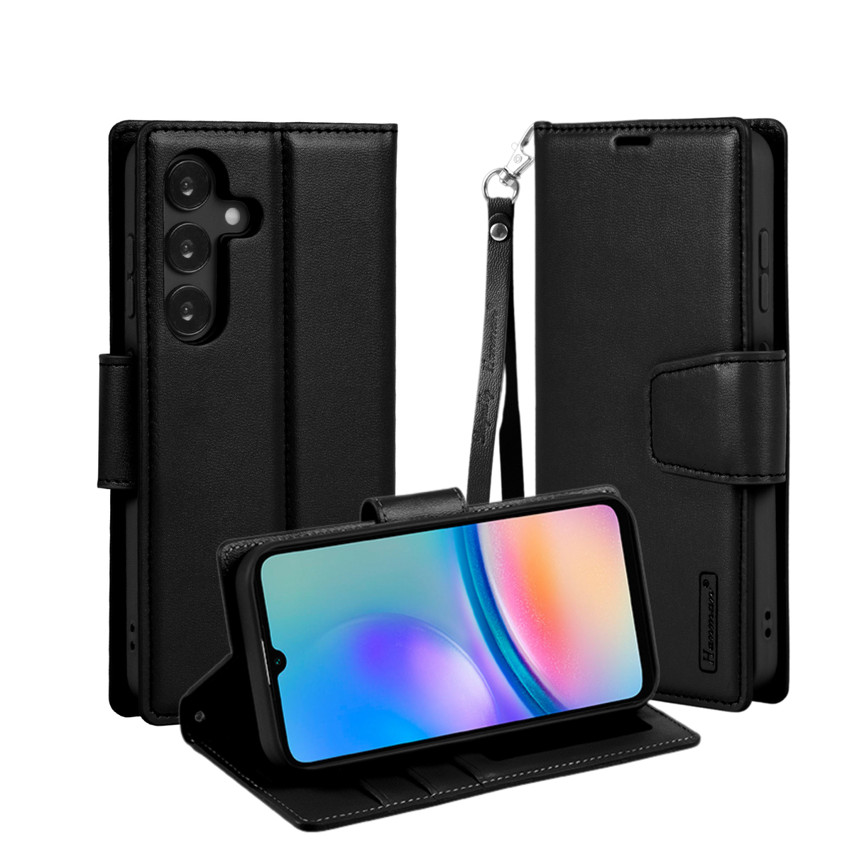 Hanman Classic Flip Leather Wallet Cover for Galaxy A05 / A05S | Shop ...