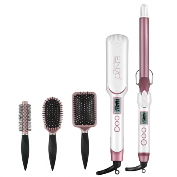 5 in1 ENZO Machine Professional straightener and Curler | Shop Today ...