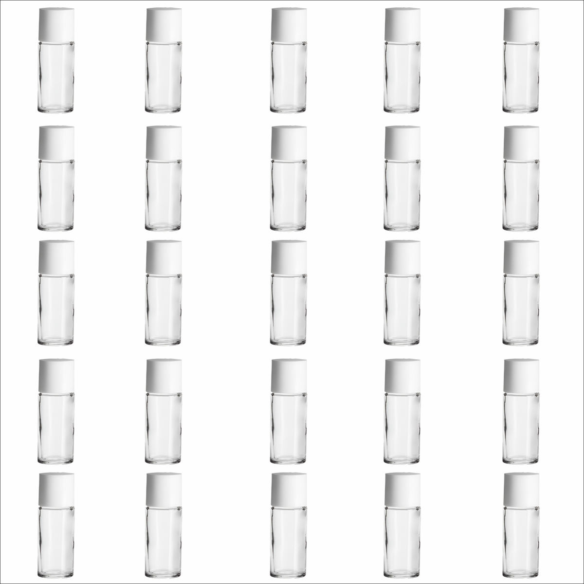 10ml Glass Roll-On Bottles with White Lid - 25 Pack for Oils & Perfumes | Shop Today. Get it ...