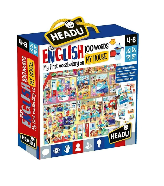 Headu Easy English Kids Puzzle - My First Vocabulary On My House | Shop Today. Get it Tomorrow ...