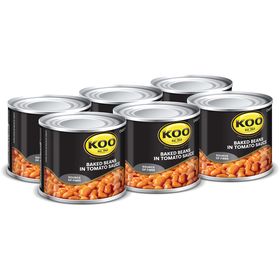 Koo Baked Beans In Tomato Sauce 215g x 6 | Shop Today. Get it Tomorrow ...