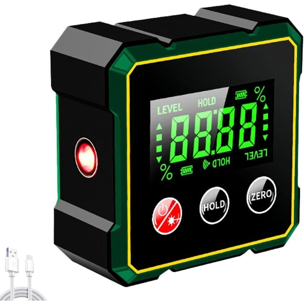 Digital Angle Finder, Magnetic Digital Angle Finder with Laser ...