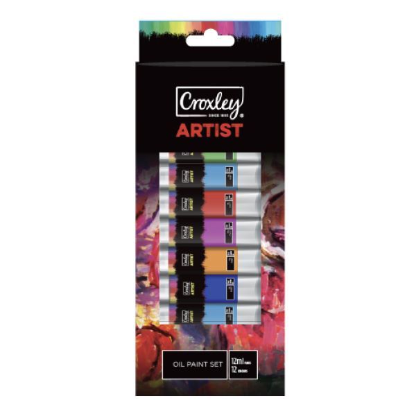 CROXLEY Artist Oil Paint Set 12 x 12ml | Shop Today. Get it Tomorrow ...