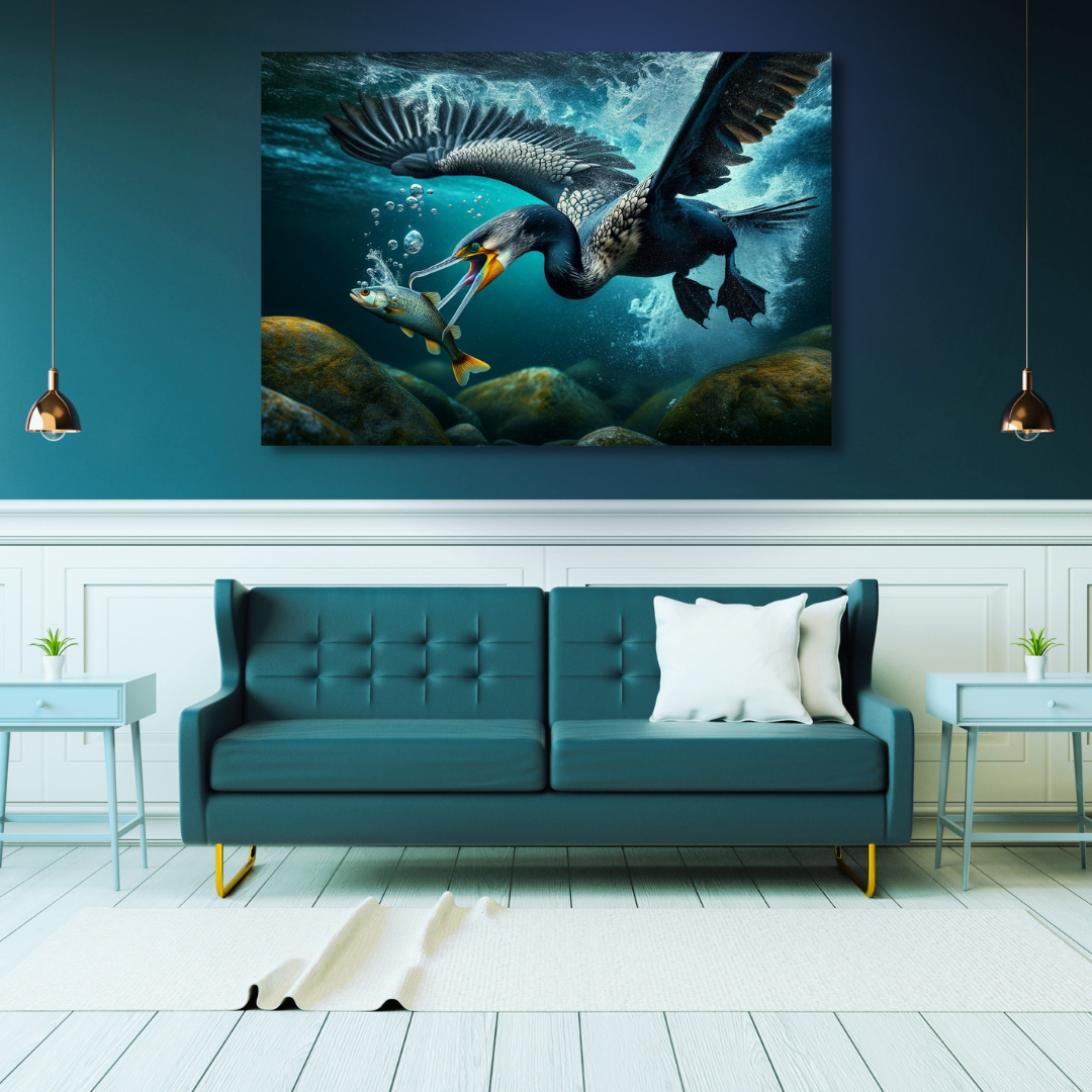 Canvas Wall Art Decor - Cormorant Dive Artwork | Shop Today. Get it ...