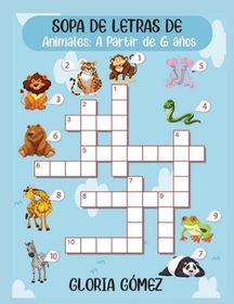 Sopa de Letras de Animales A Partir de 6 a?os: Sopas de Letras para Ni ...