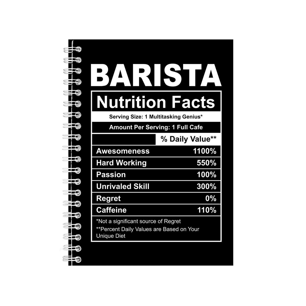 Barista Wire Bound Notebook Writing Book Notepad | Shop Today. Get it ...