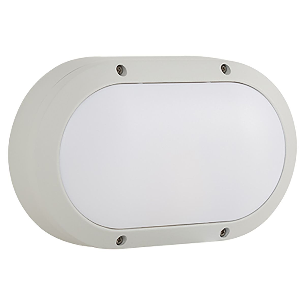 Bulkhead - Oval Small Plain - White - 1xE27 - 5 Pack | Shop Today. Get ...