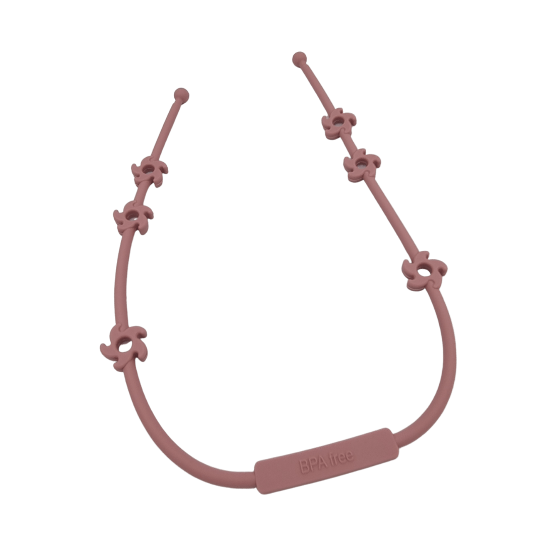 JanaS - Silicone Adjustable Pacifier Chains - Vintage Pink | Shop Today ...