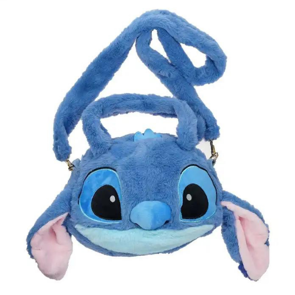 Stitch Soft Plush Crossbody Bag - Lilo & Stitch - 35x30cm - Blue | Shop ...