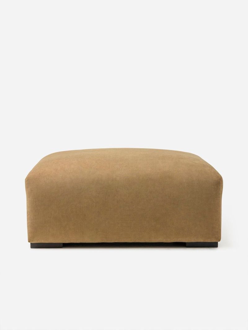 Caramel Square Non-Storage Ottoman | Shop Today. Get it Tomorrow ...