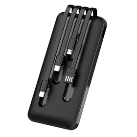 Portable Powerbank with 4 Built In Cables -15000mah | Shop Today. Get ...