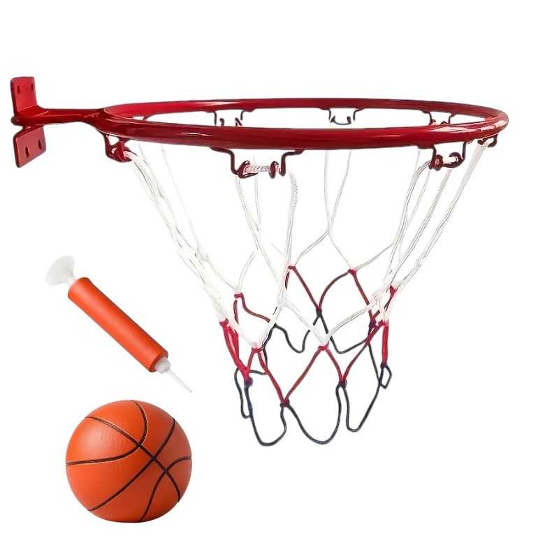 Premium Mini Basketball Hoop Set - 25cm Metal Rim for Indoor & Outdoor ...