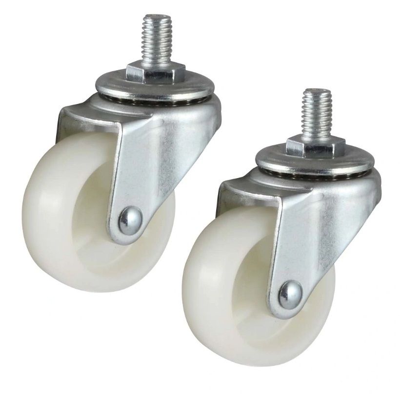 50mm Threaded Stem Caster White | Shop Today. Get it Tomorrow ...