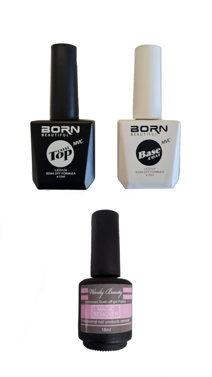 Gel Nail Base Coat And Top Coat With Magic Remover Shop Today Get It Tomorrow