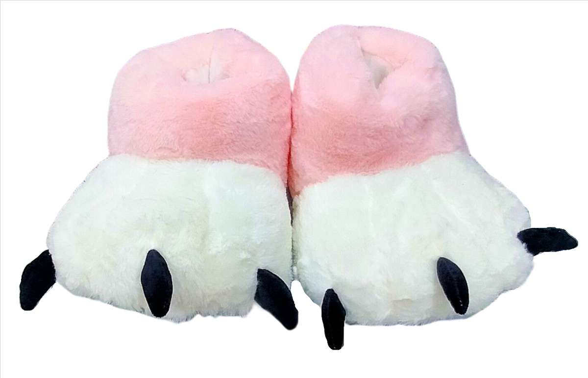 Soxy Lady - Monster Feet Pink Luxurious Slippers - UK 4 - UK 8 | Shop ...